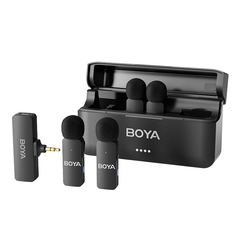 BY-V4 4-Channel Mini Wireless Microphone - BOYA
